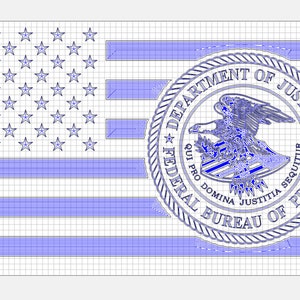 American Flag Bureau of Prisons BOP Flag SVG PDF Files Cnc Woodworking ...