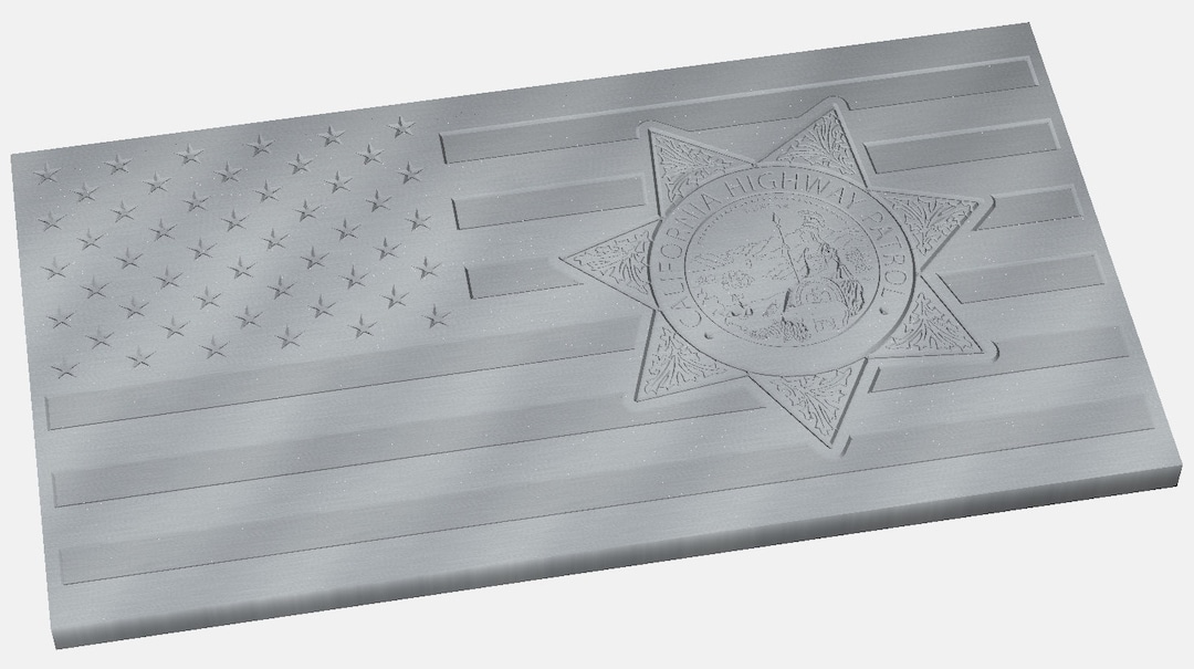 American US California Highway Patrol CHP Flag Svg PDF Cnc Woodworking ...