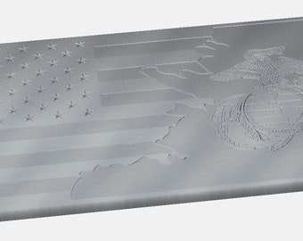 American US Ega Eagle Globe Anchor Marine Corp Flag SVG PDF Files Cnc ...