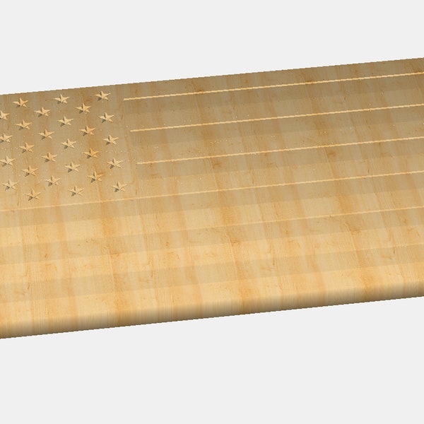 Cnc File American Flag - Etsy
