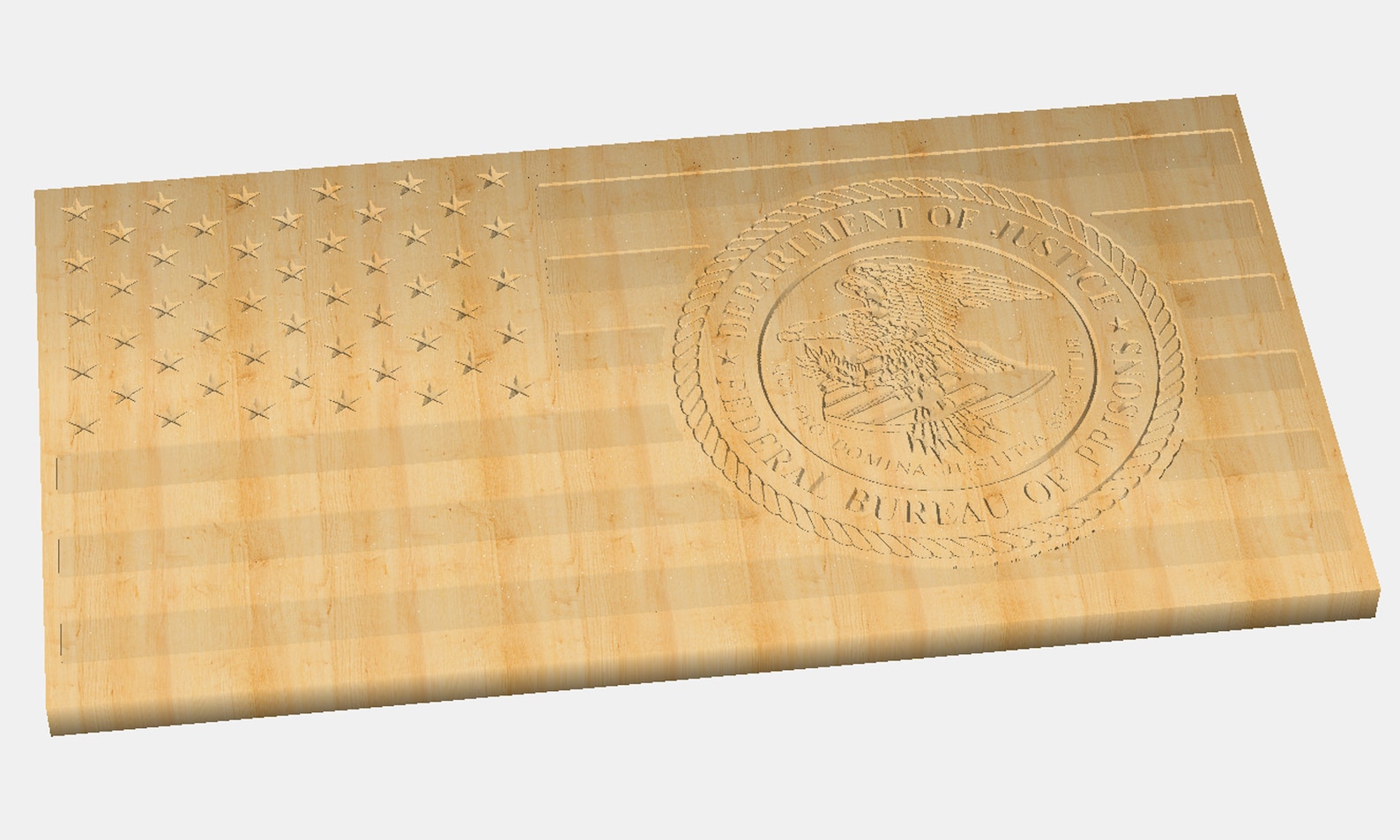 American Flag Bureau of Prisons BOP Flag SVG PDF Files Cnc Woodworking ...