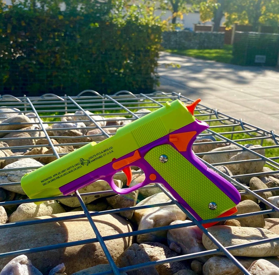 M1911 Semiauto Shell Ejecting Dart Blaster Blowback Fidget Toy, Cosplay ...