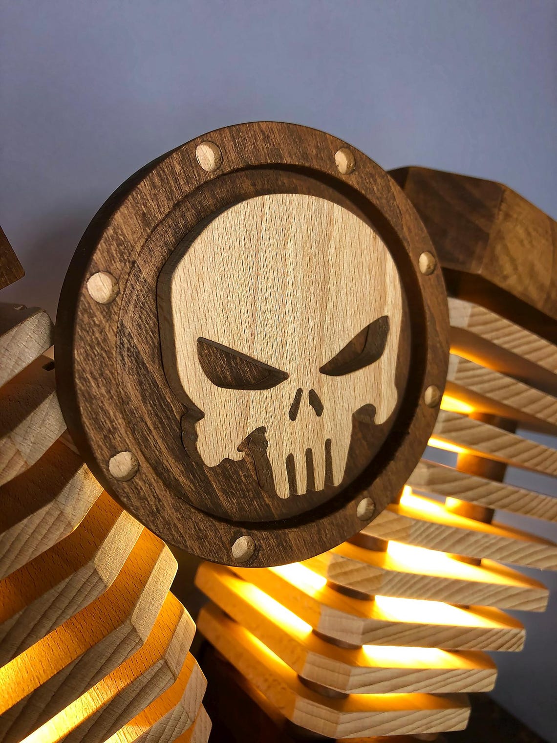 Harley Davidson Lamp / Motorcycle Table Lamp / Handmade / Wooden ...