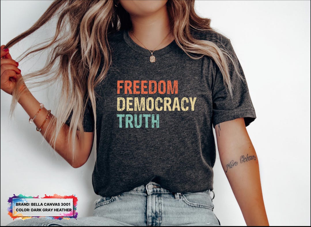 Anti Trump FDT, Freedom Democracy Truth Shirt, Liberal Gift, Foxtrot ...