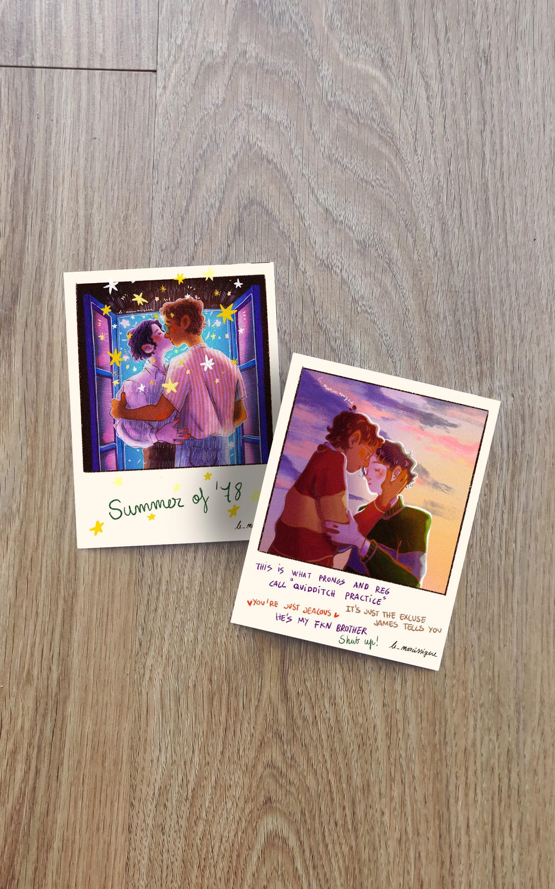 JEGULUS | POLAROID PHOTO James Potter / Regulus Black | Jegulus ...