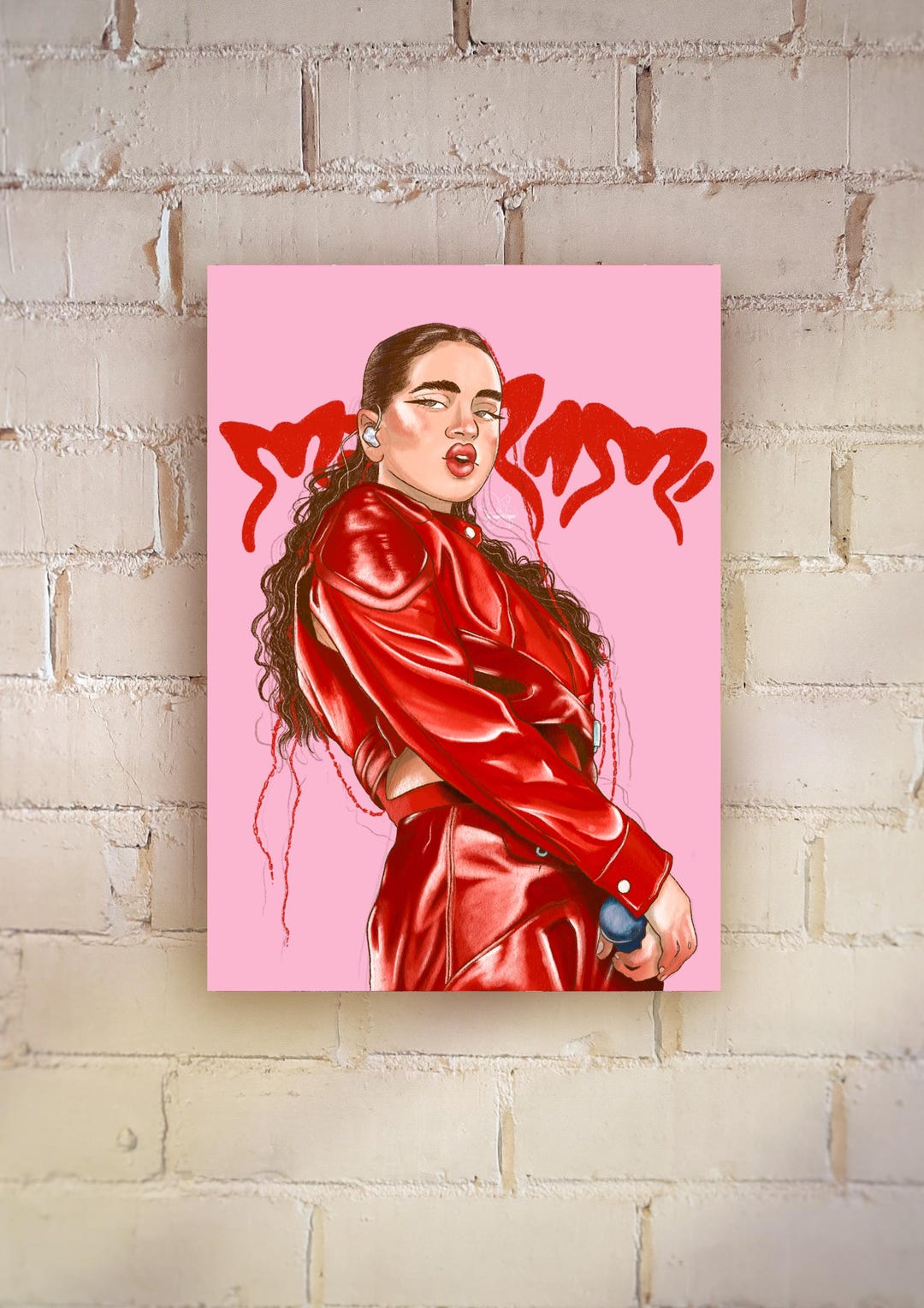 ROSALIA | PRINT | MOTOMAMI Tour | Rosalia Fanart - Rosalia Illustratio ...