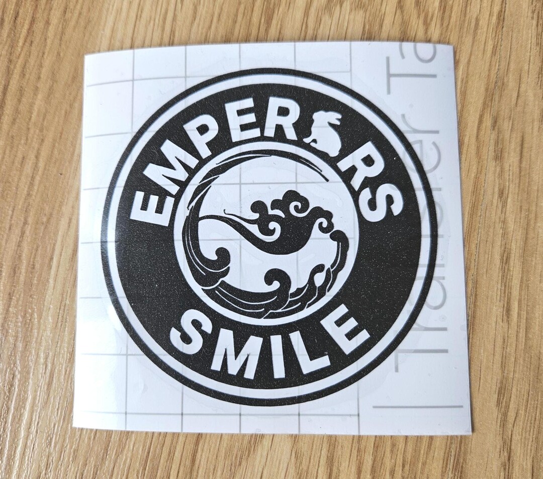 Emperor's Smile Decal - Etsy