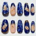 Hand-painted Gel Nails | Custom Nail Set | Reusable Nails | DIY ...