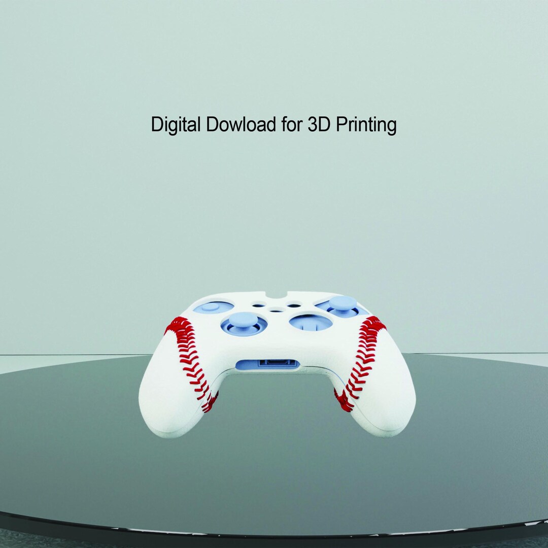 Baseball-themed Xbox One Controller Case - 3D Printable Digital STL ...