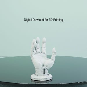 3D Printable Android Robot Hand Phone Holder STL File | Unique Desk ...