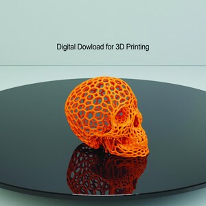 Digital Download 3D Printable Geometric Skull Sculpture, Unique Home ...