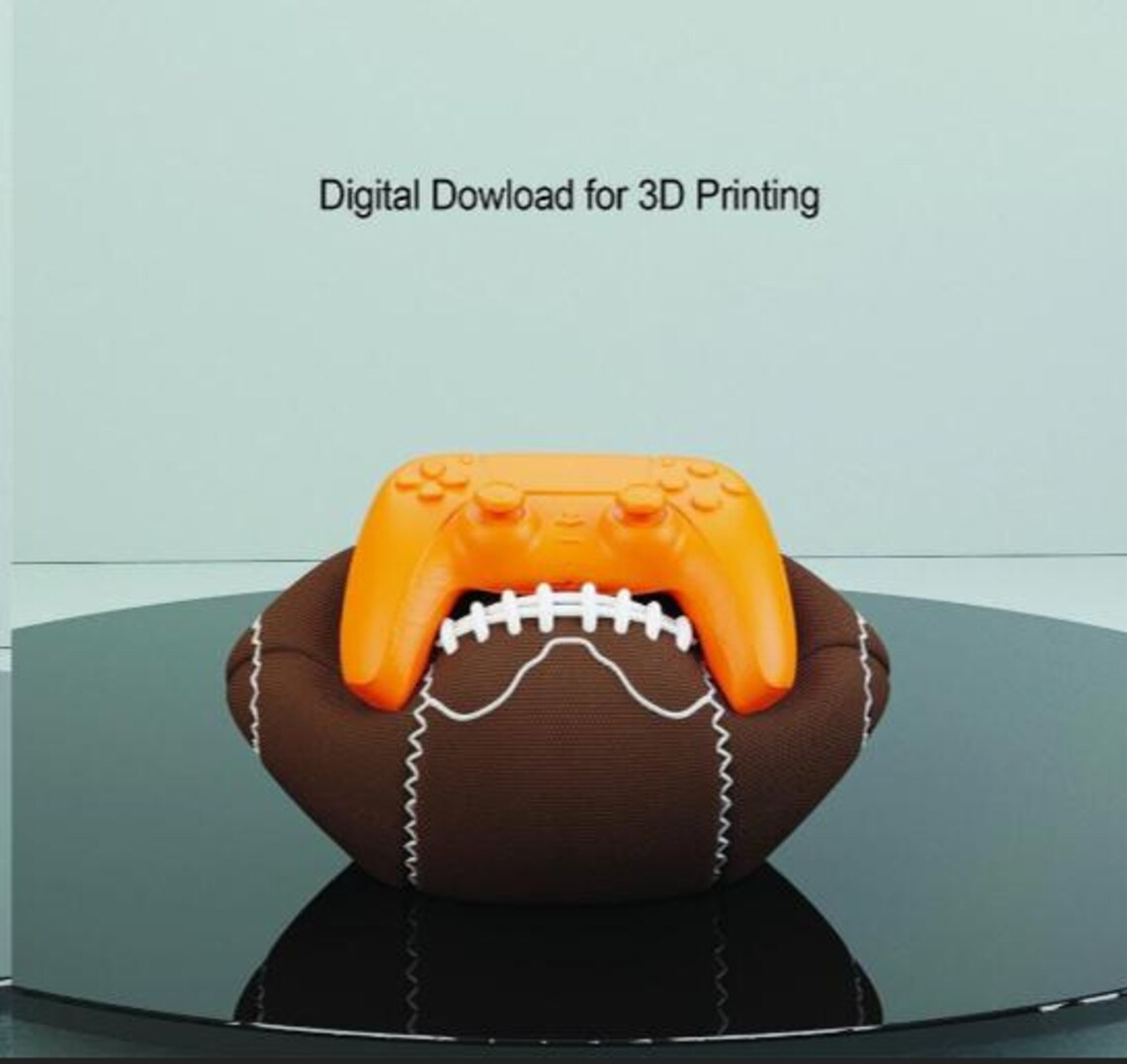 3D Printable Sports Controller Holders | Basketball, Football, Baseball ...