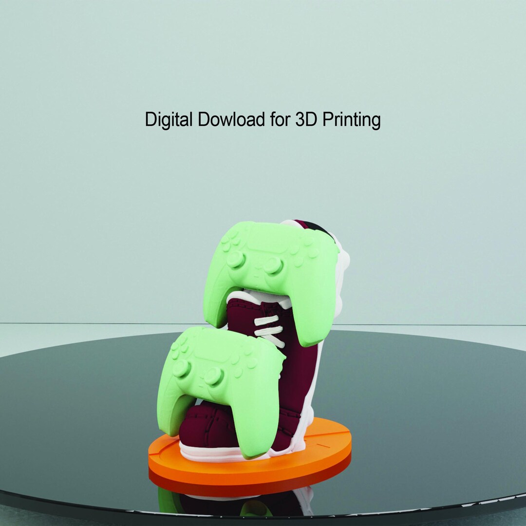 3D Printable Cleat Controller Stand STL File – Unique Gaming Accessory ...
