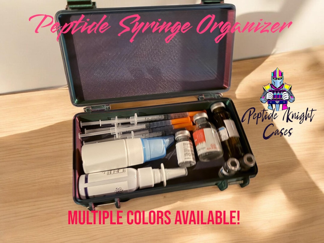 Syringe Peptide Vial Storage Container Carrying Case Organizer - Etsy