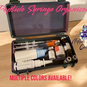 Syringe Peptide Vial Storage Container Carrying Case Organizer - Etsy