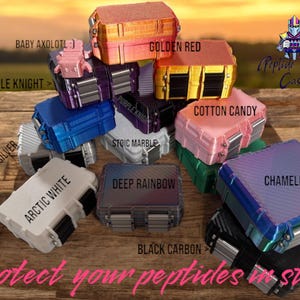 Syringe Peptide Vial Storage Container Carrying Case Organizer - Etsy