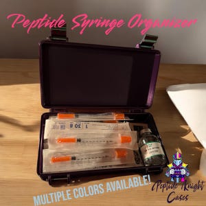 Syringe Peptide Vial Storage Container Carrying Case Organizer - Etsy