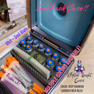 Peptide Vial Storage Container Carrying Case Organizer Box Multiple ...