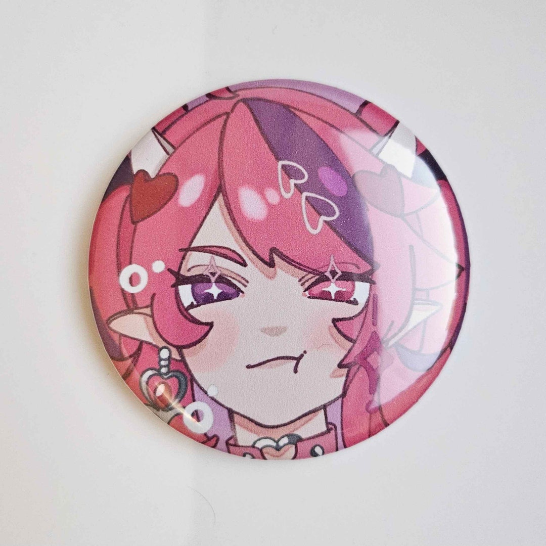 Ironmouse Badge 57x57mm - Etsy