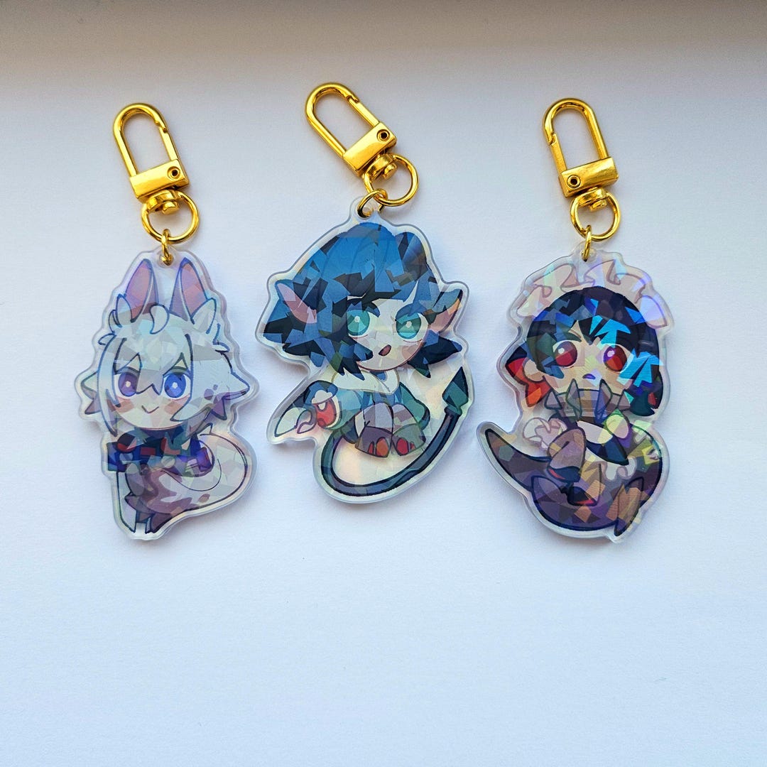 Zenless Zone Zero Acrylic Keychains - 3'x3' Anby, Nicole, Von Lycaon ...