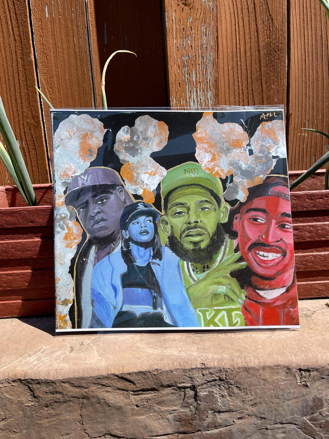 8 RIP LEGENDZ Portraits of Biggie, Aaliyah, Nipsey, Tupac - Etsy