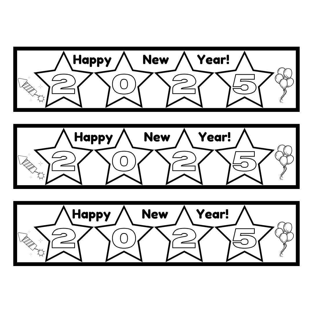 New Year Crowns and Headband 2025 - Etsy