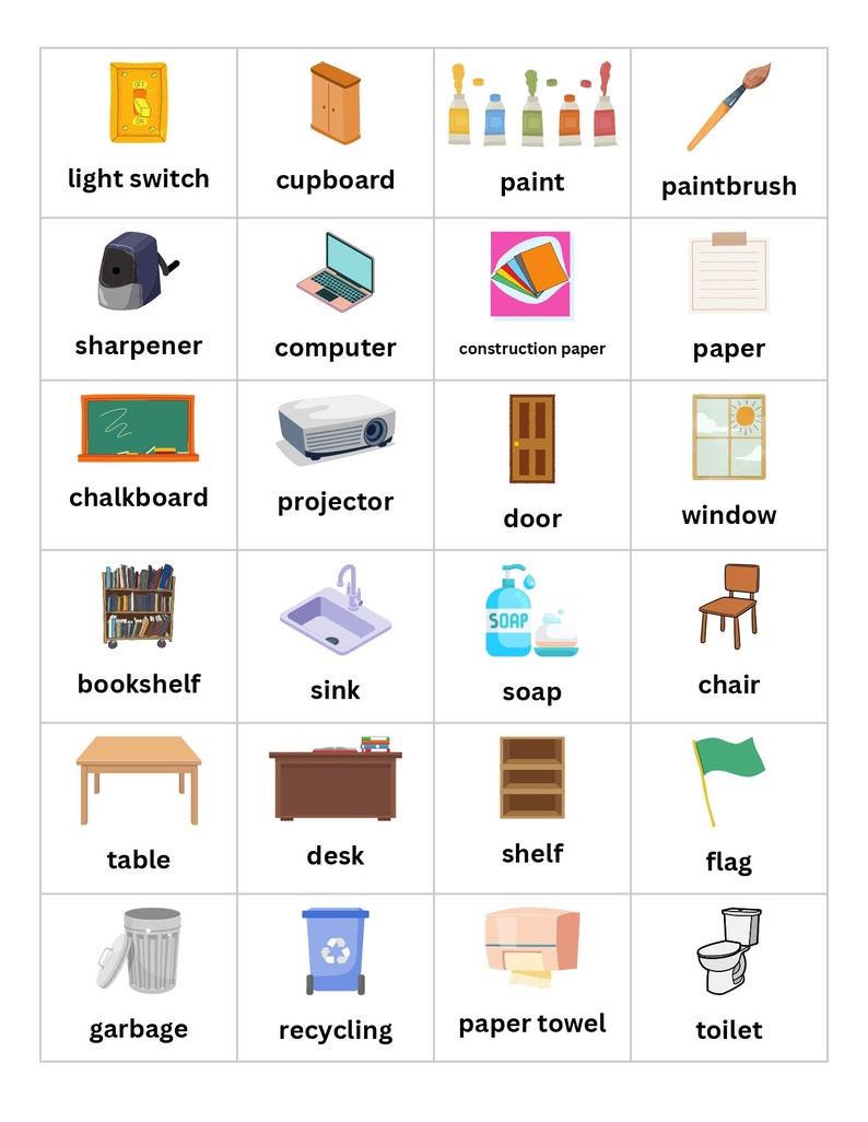 Classroom Labels - Etsy