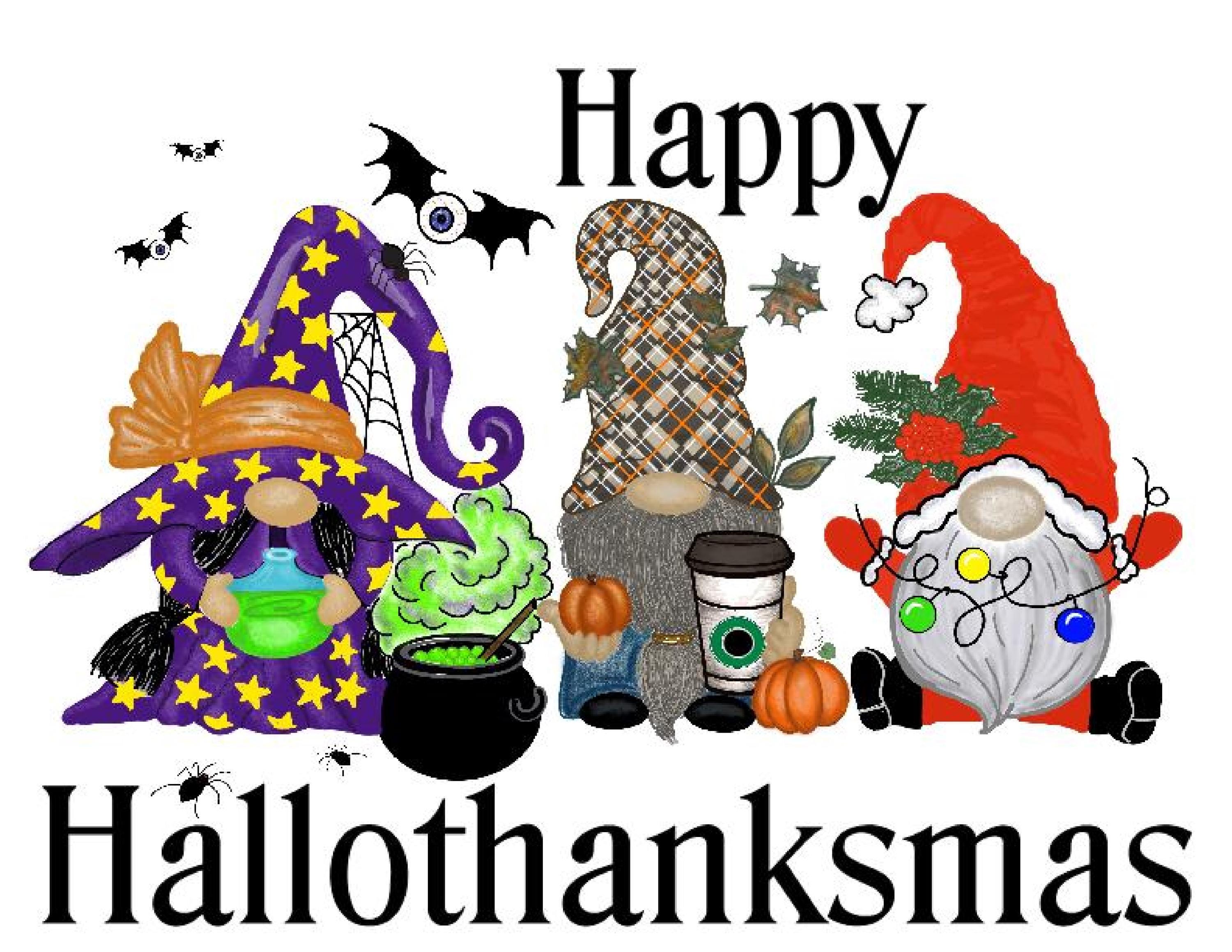 Happy Hallothanksmas - Etsy
