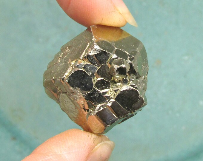 RARE Pyrite Pyritohedron Crystal NATURAL Mineral Specimen From Peru ...