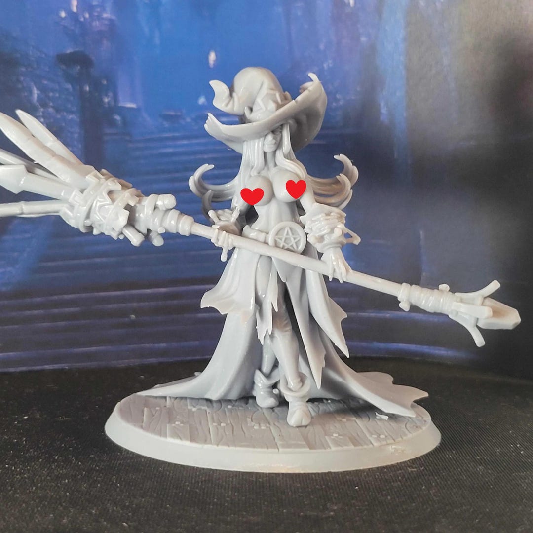 Sexy Sorceress Mini Sexy Witch NSFW & SFW Versions Multiple Scale ...
