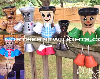 Flower pot people | Etsy