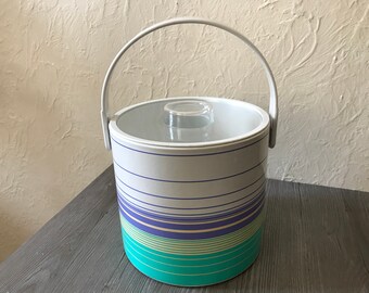 Turquoise Ice Bucket | Etsy