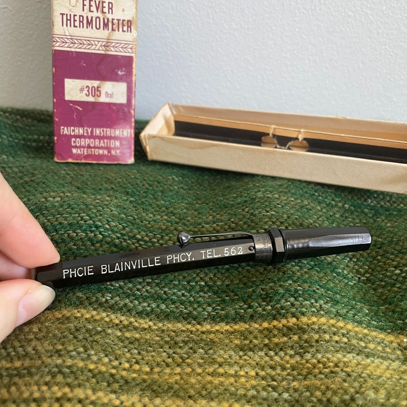 Apex Thermometer With Original Box Vintage 1940s Medical Equipment - Etsy