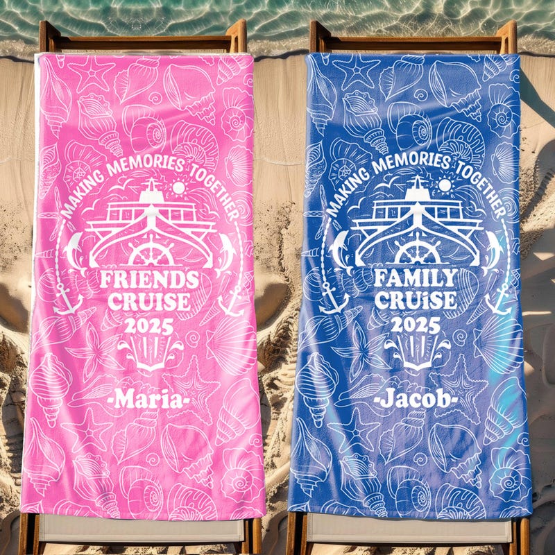 Graduation Cruise Towels - Etsy