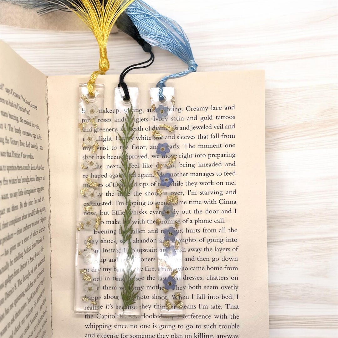 Handmade Resin Bookmarks for Book Lovers | Thin, Lightweight, and ...