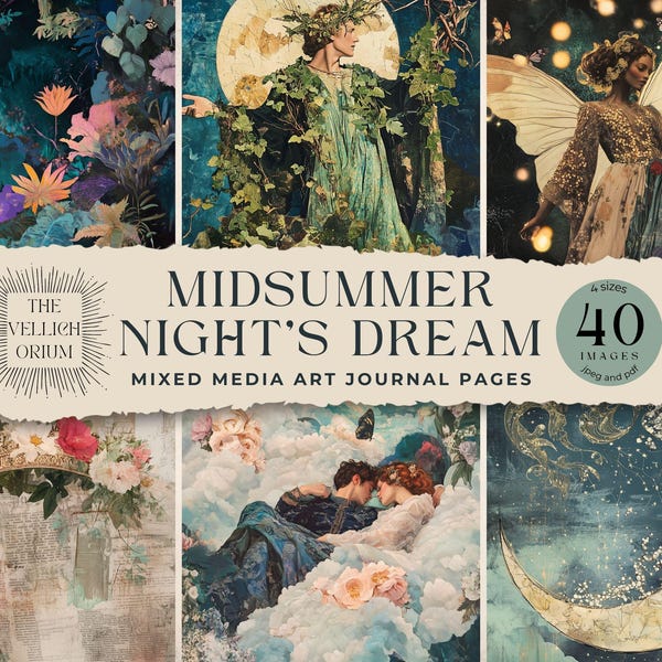 Midsummer Ephemera - Etsy