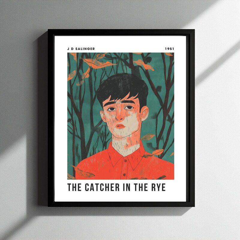 Catcher in the Rye Cover Art - Etsy