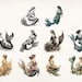 Vintage Mermaid Clipart Bundle, Ocean Junk Journal Graphics, Mythical ...
