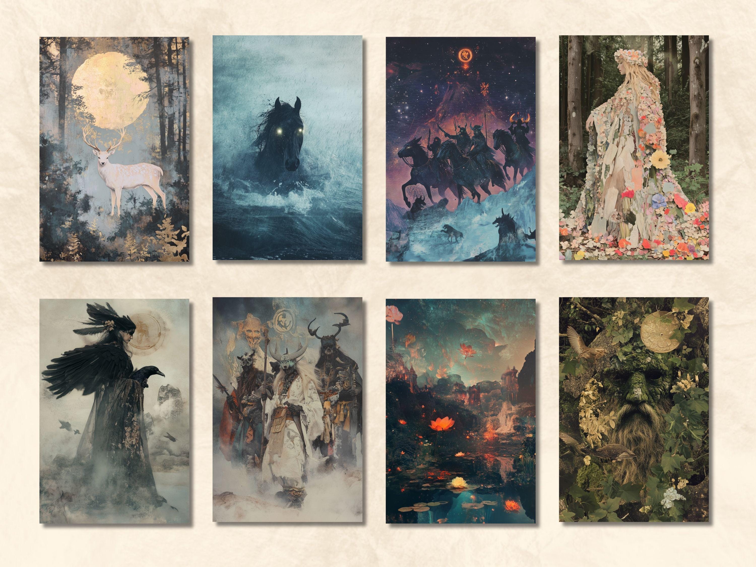 Celtic Mythology Digital Journal Pages – Printable Aesthetic Art for ...