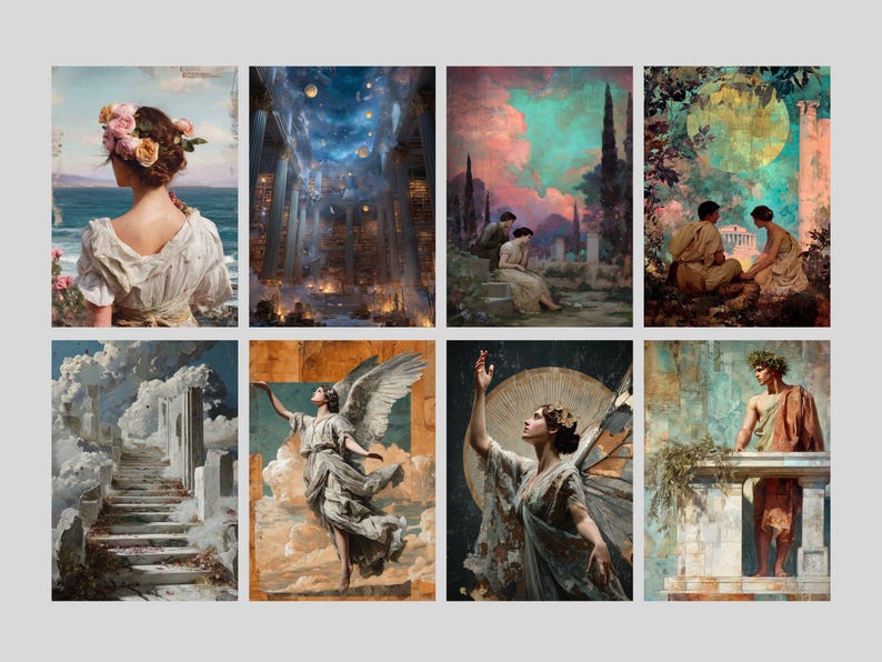 Greek Mythology Journal Pages | Elysian Romance Ephemera (digital ...