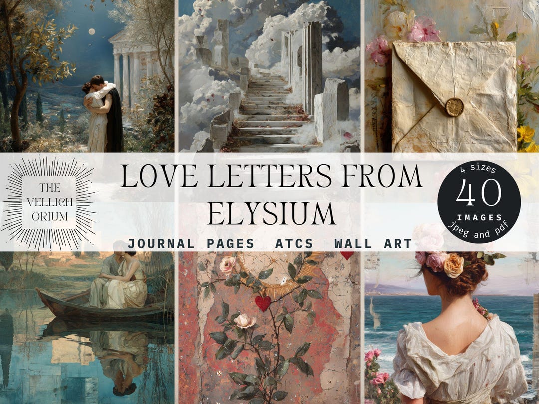 Greek Mythology Journal Pages | Elysian Romance Ephemera (digital ...