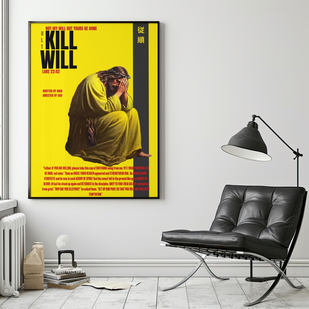 Christian "kill Will" Motivational Poster Matte Vertical Poster | Bible ...