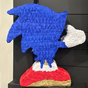 Handmade Sonic Inspired Pinata: Birthday Party Decor - Etsy
