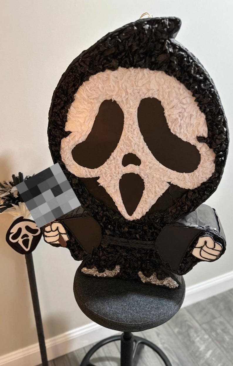 Ghost Face Inspired Piñata/pinata, Scream Themed Piñata/pinata - Etsy