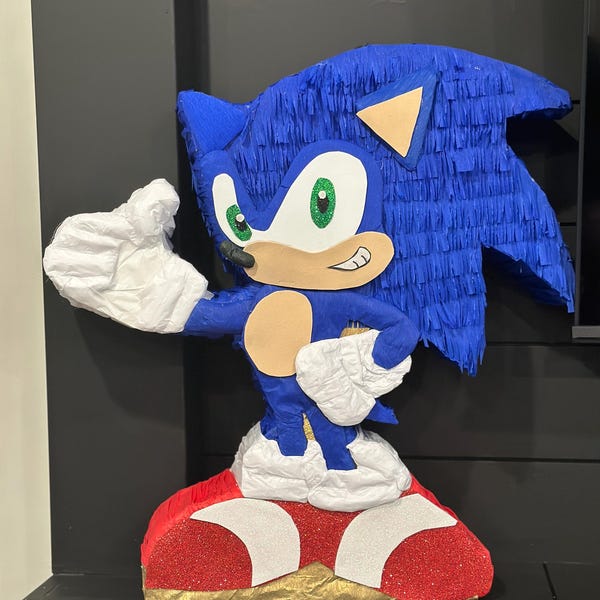 Sonic the Hedgehog Pinata - Etsy