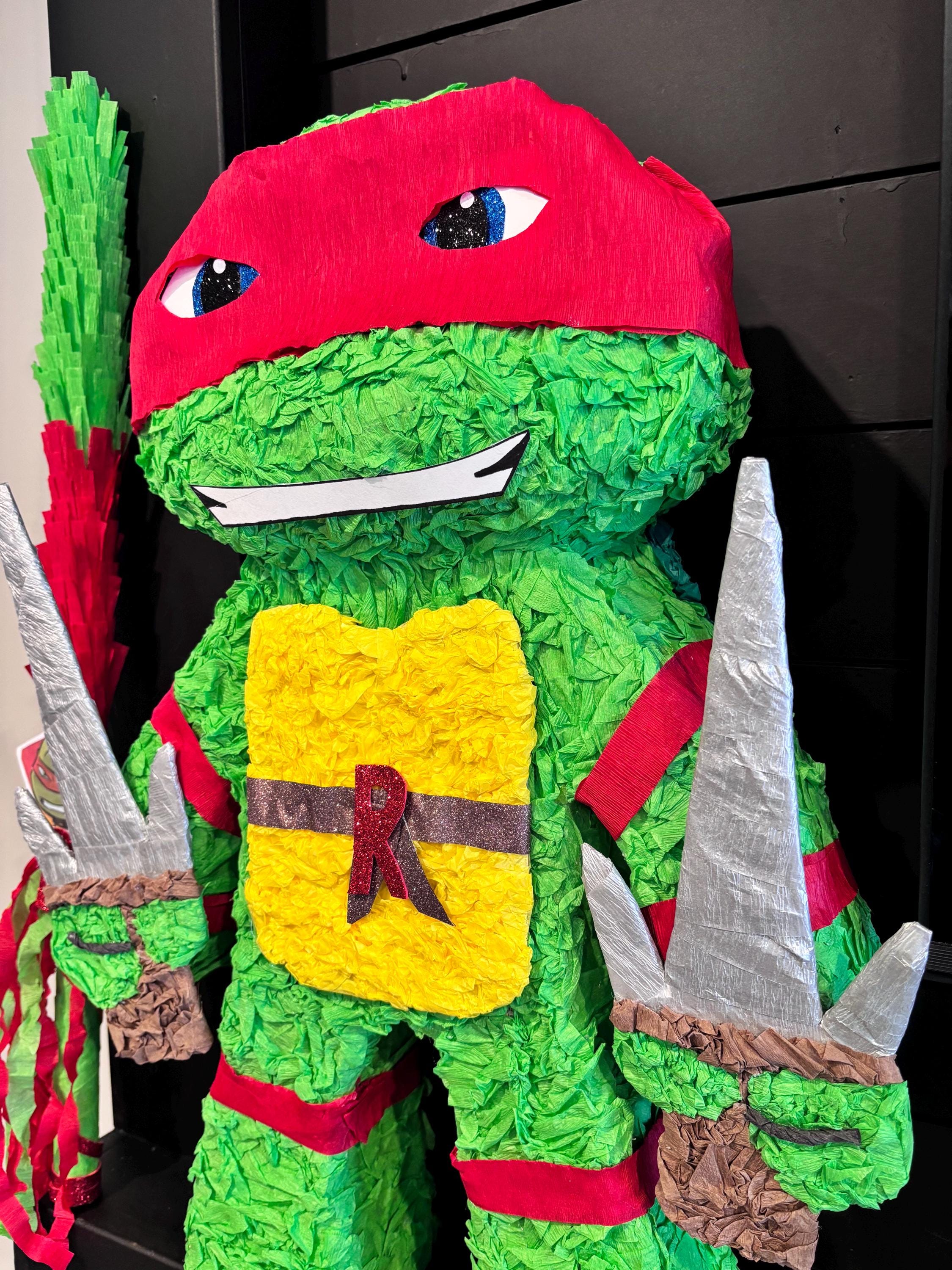 Ninja Turtle Inspired Pinata, Raphael Piñata, Teenage Mutant Ninja ...