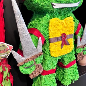 Ninja Turtle Inspired Pinata, Raphael Piñata, Teenage Mutant Ninja Turtles Piñata Inspired - Etsy
