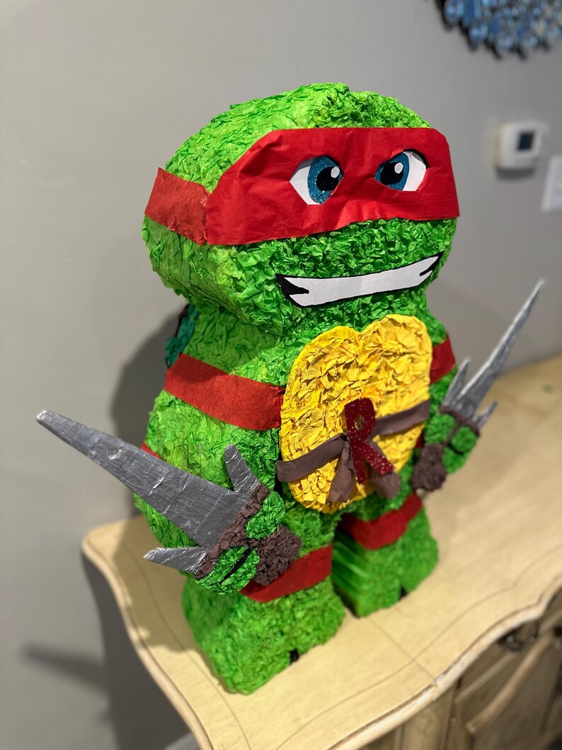 Ninja Turtle Inspired Pinata, Raphael Piñata, Teenage Mutant Ninja ...