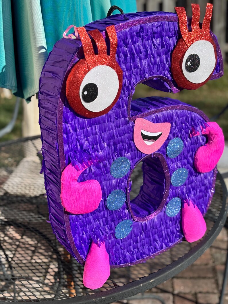Numberblocks Number Piñata: Number Blocks Handmade Party Decor - Etsy