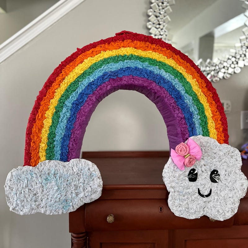 Rainbow Pinata - Etsy
